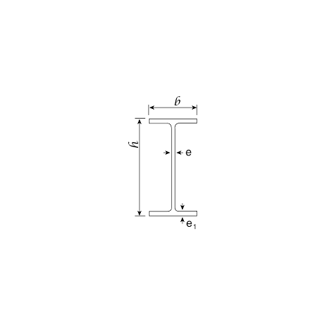 IPN de 200 mm.